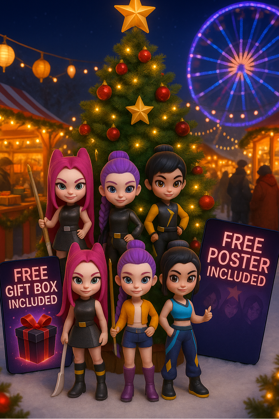 Demon Hunter 2025 Limited Edition Figures – AdventAura